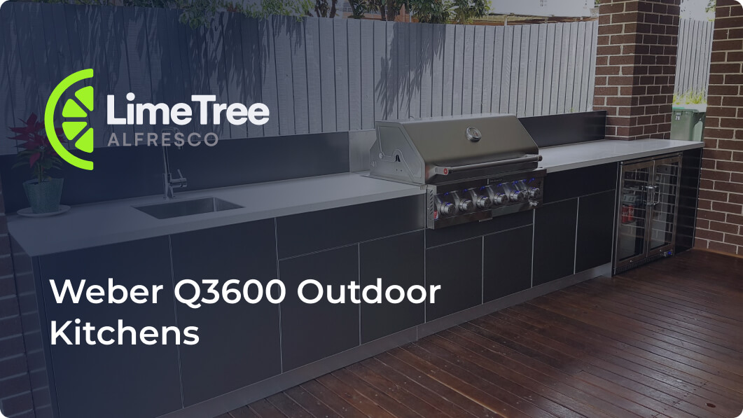 Weber Q3600 Custom Outdoor Kitchens